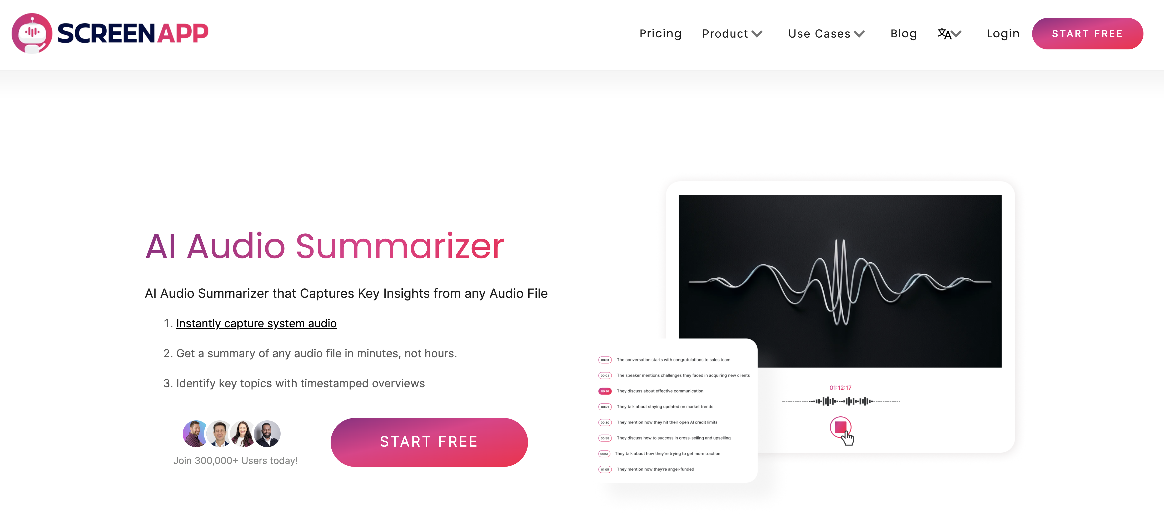 Los 10 mejores resumidores de audio para 2023 | ScreenApp Blog